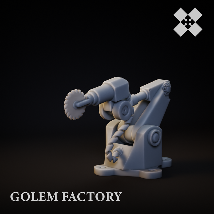 3D Printable Golem Factory Scatter by Tilesmith